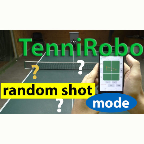 The most customizable "Random Shot" feature ever! | TenniRobo